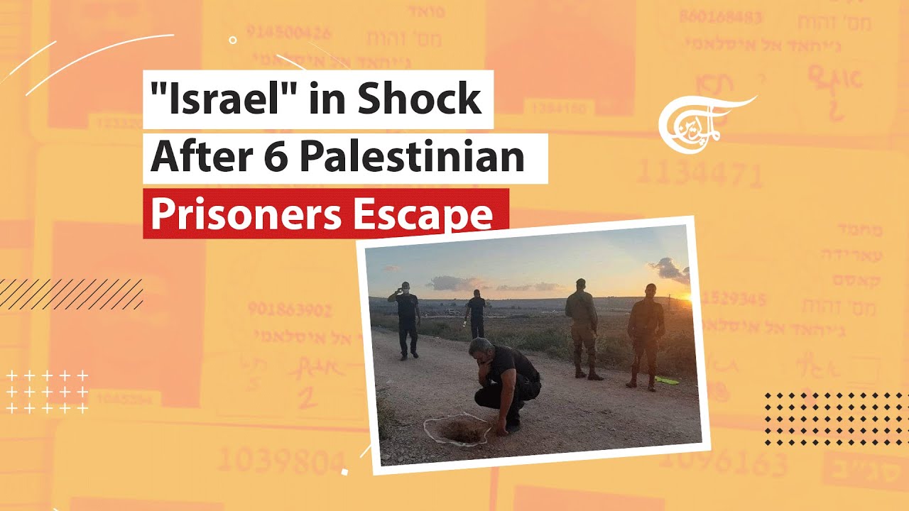 6 Palestinian Prisoners Break Out of Gilboa Prison - YouTube