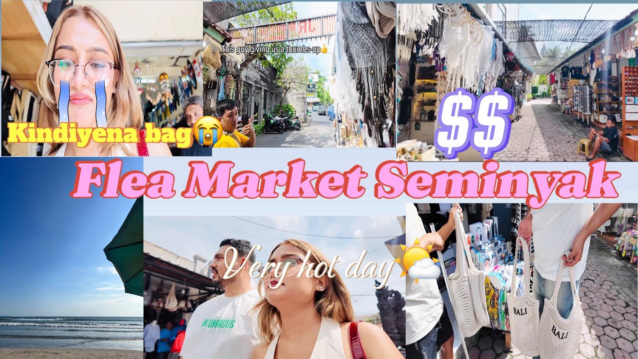 EXPLORING FLEA MARKET SEMINYAK || DAY-1 IN BALI | EP-2:) - YouTube
