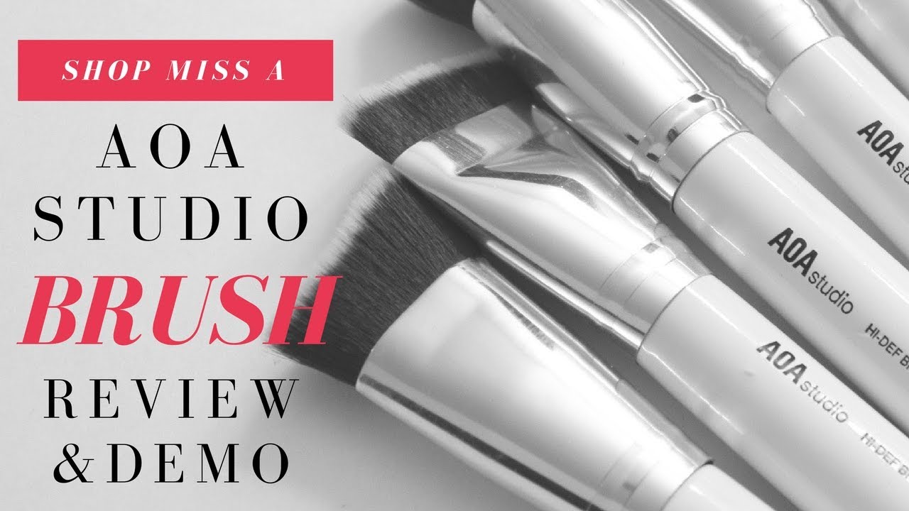 NEW AOA STUDIO 10 piece Sculpting Brush set Review & Demo! - YouTube