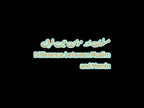 Musalman or momin main farq|Difference between Muslim and Momin|Aqal ...