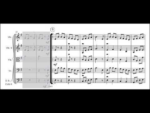 God rest ye merry, gentlemen English carol for easy string orchestra ...
