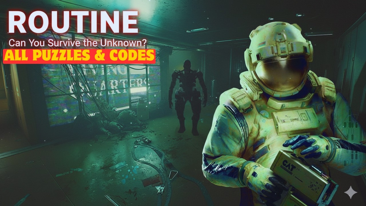 ROUTINE – Full Puzzle & Code Walkthrough (All Code Solutions & Survival ...
