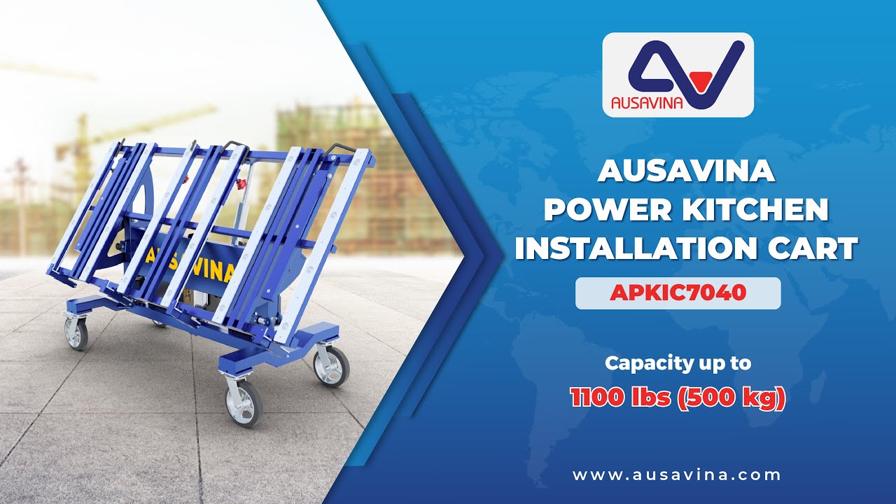 AUSAVINA POWER KITCHEN INSTALLATION CART - APKIC7040 - YouTube