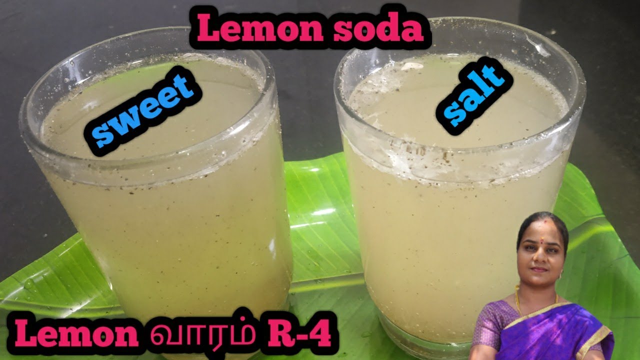 lemon soda Salt and sweet|| Lemon வாரம் R -4||lemon soda in Tamil ...