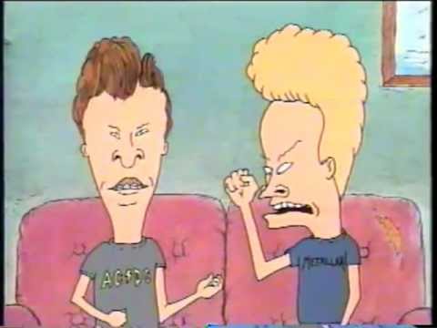 Beavis and Butthead - Black Sabbath - Iron Man air guitar - YouTube