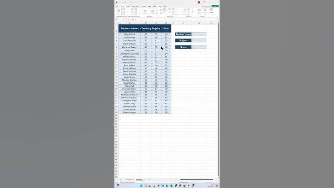 Excel Vlookup With Drop Down Microsoft Excel Tutorial How To Do A