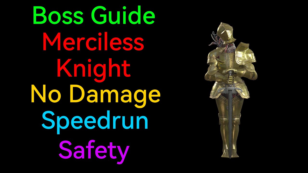 Resident Evil 4 Remake Boss Guide Merciless Knight (4K 60fps) - YouTube