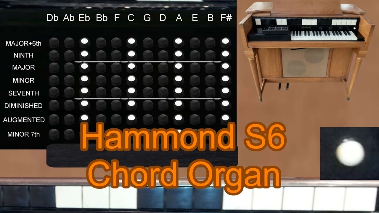 Hammond S6 Chord Organ animation - YouTube