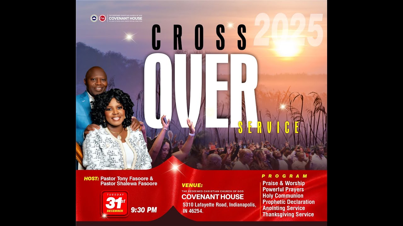 CROSSOVER SERVICE || RCCG Covenant House || December 31, 2024 - YouTube