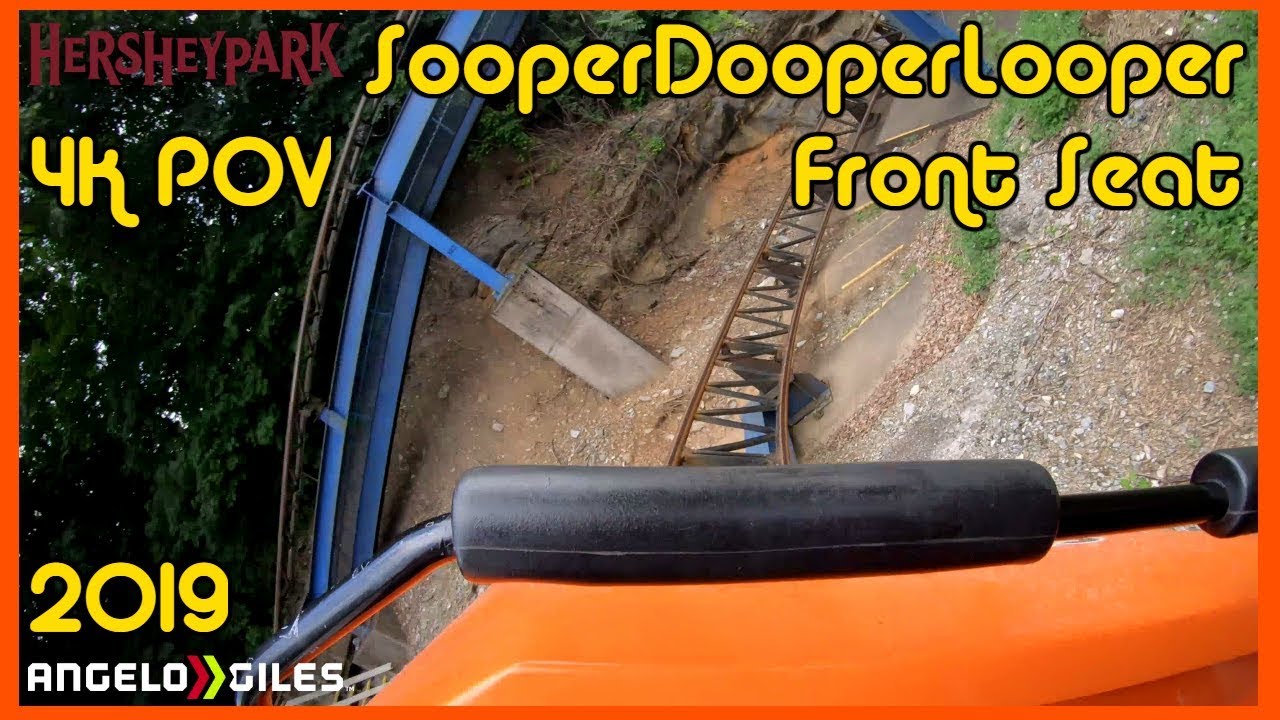 SooperDooperLooper In 4K | Front Seat | POV | Hersheypark | 2019 ...