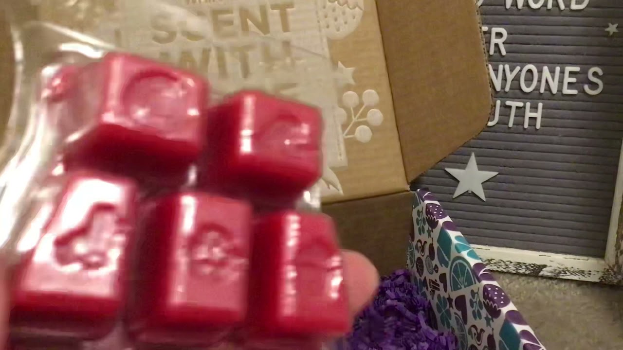 Scentsy Whiff Box January 2022 - YouTube