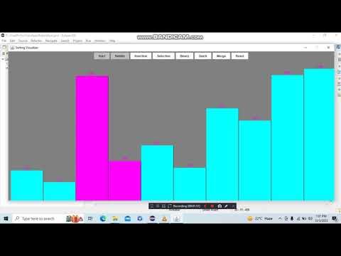 Algorthim Visualizer Data Struture and Algorithm Project in Java - YouTube