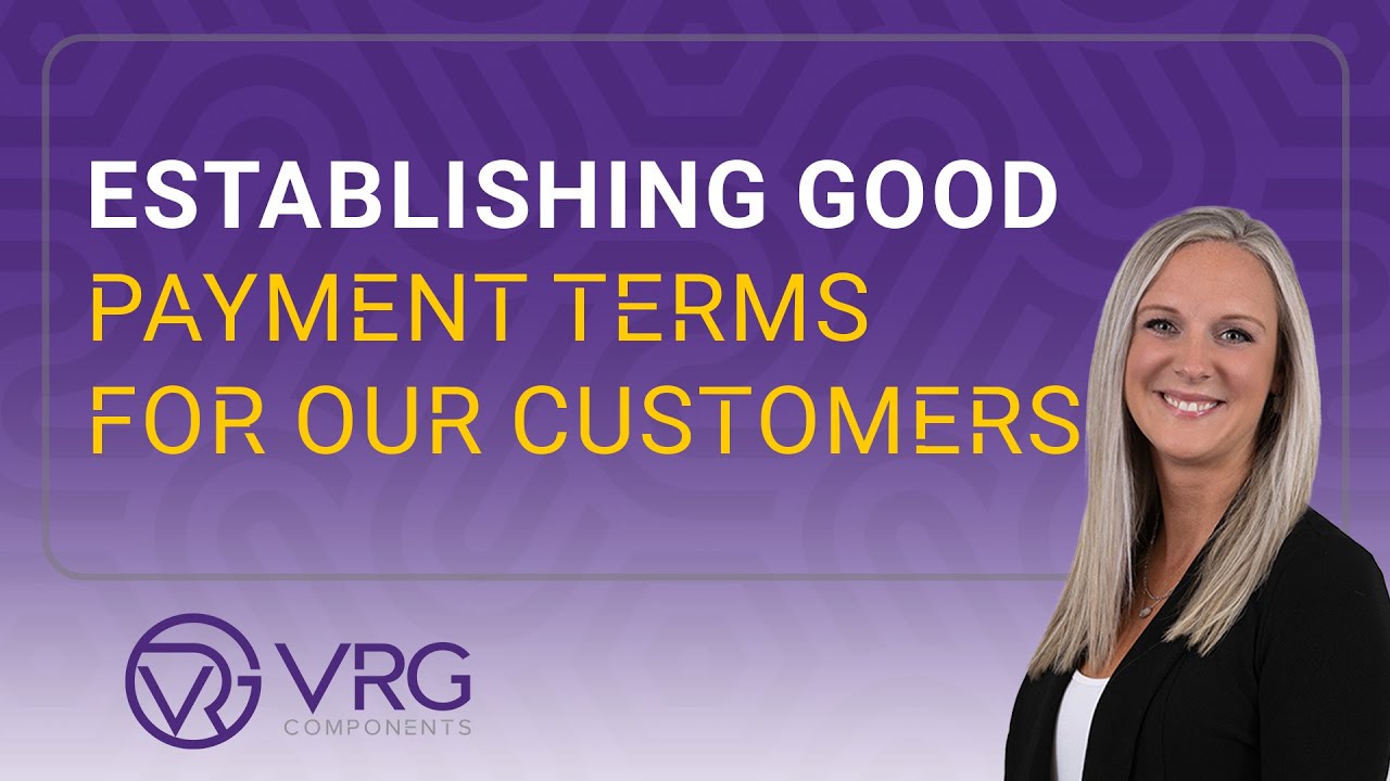 Establishing good payment terms for our customers - YouTube