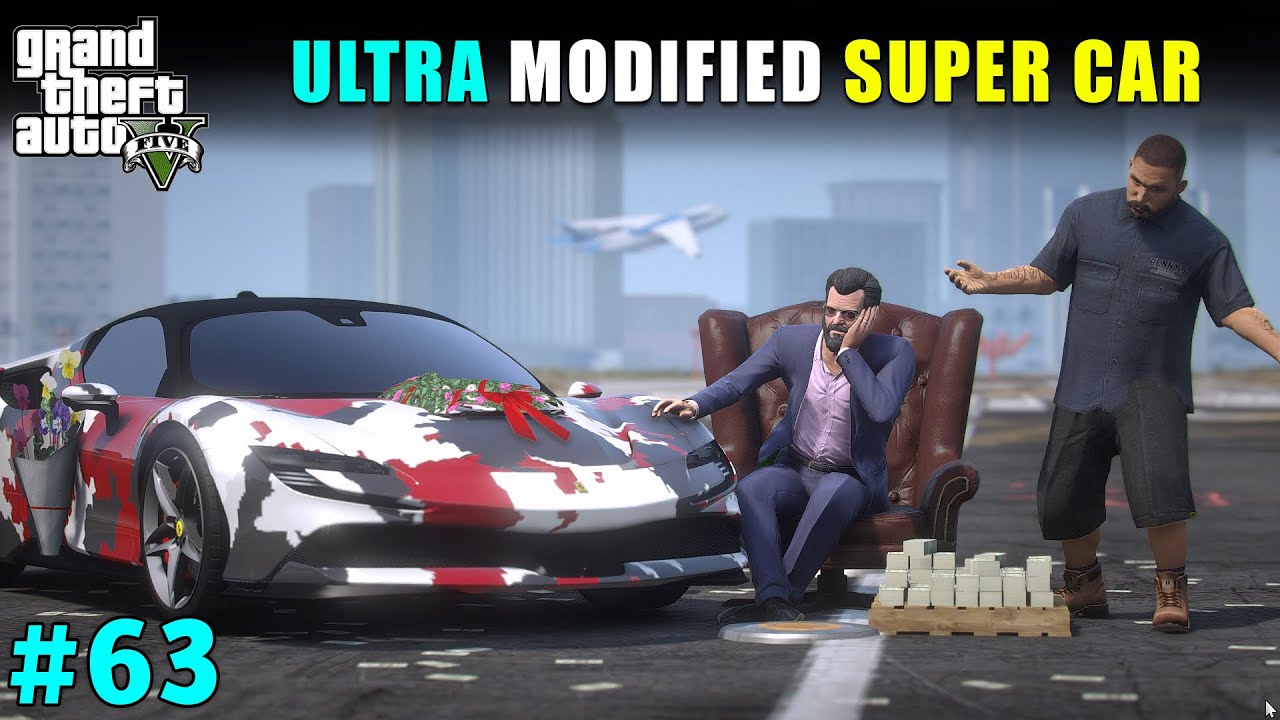 MICHAEL'S NEW ULTRA MODIFIED SUPER CAR | GTA V GAMEPLAY - YouTube