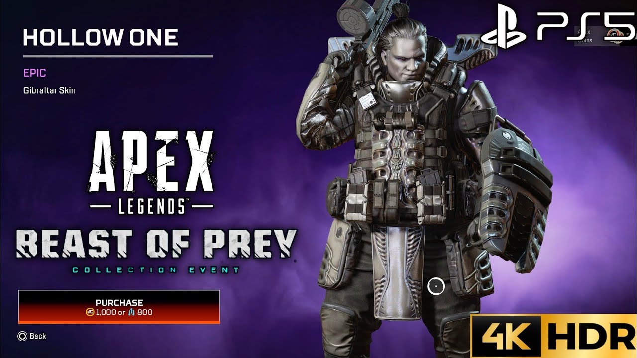 Gibraltar Hollow One APEX LEGENDS Hollow One Gibraltar New Skins | Apex ...