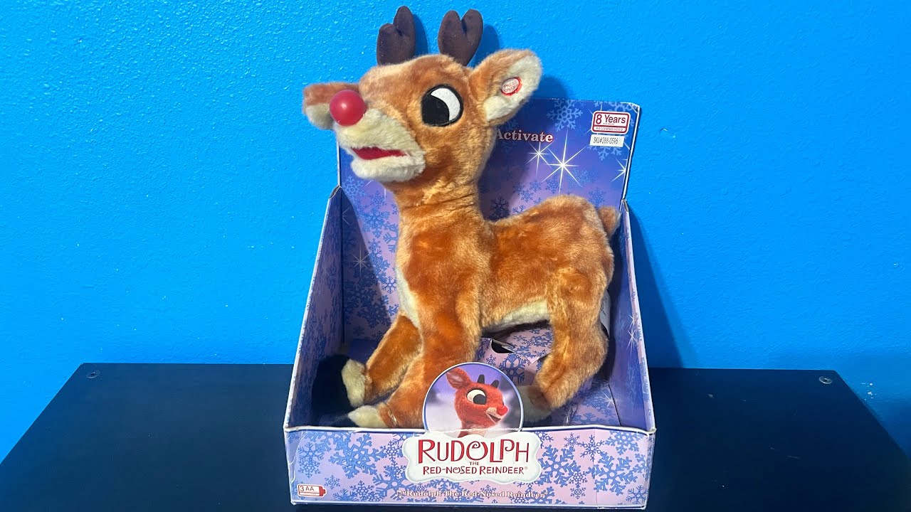 Gemmy large talking Rudolph - YouTube