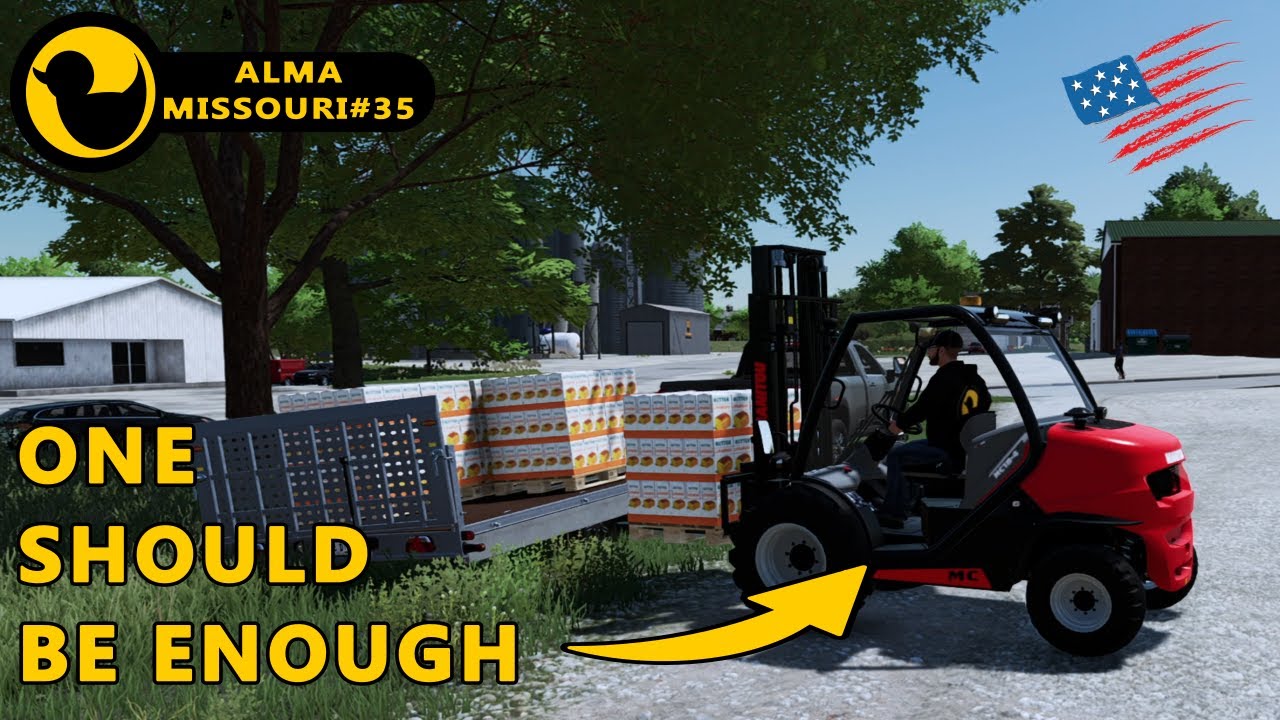 I BOUGHT A FORKLIFT AND SOLD ALL GOODS|ALMA MISSOURI#35|FARMING ...