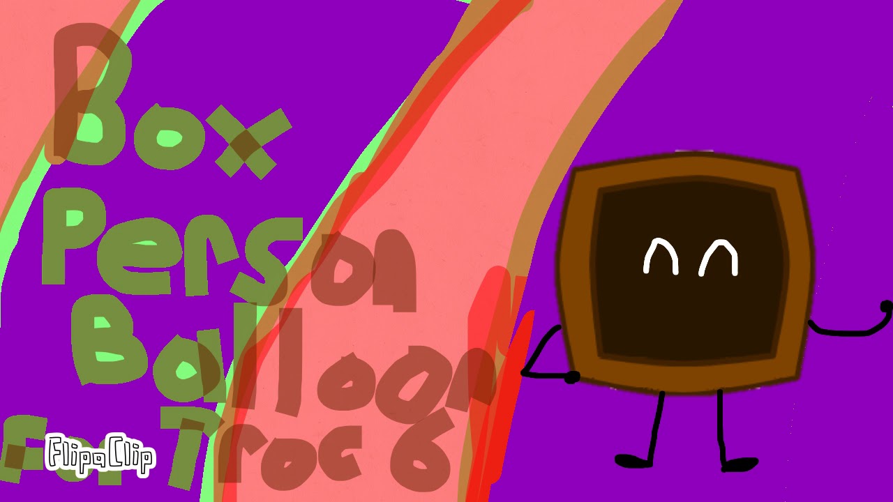Box Person Balloon for Troc 6 early sign up - YouTube