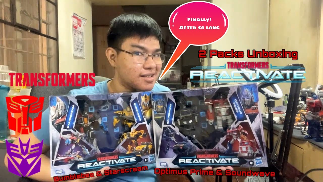 Transformers Reactivate 2 Pack Optimus Prime & Soundwave | Bumblebee ...