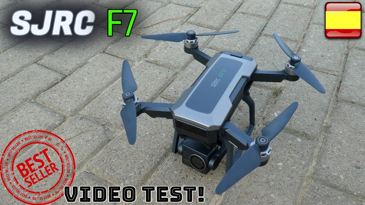 Drone SJRC F7 PRO. El mejor drone 4k con GPS barato - YouTube
