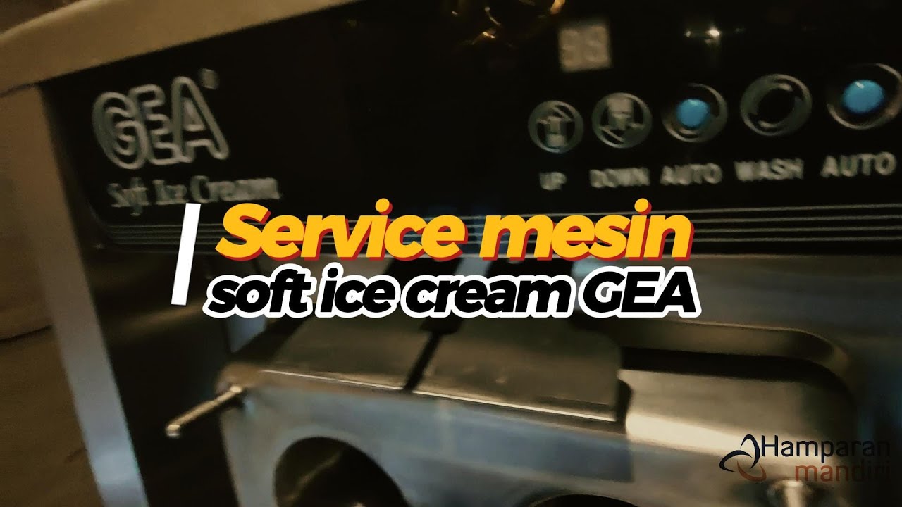 PERBAIKAN MESIN SOFT ICE CREAM GEA BOCOR - YouTube