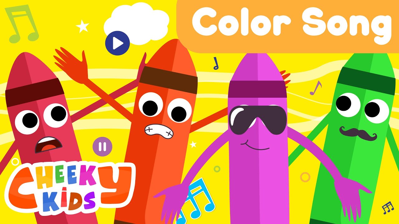 🌈 Let’s Learn Colors Song 🎨 | Fun Color Learning for Kids | Cheeky Kids ...
