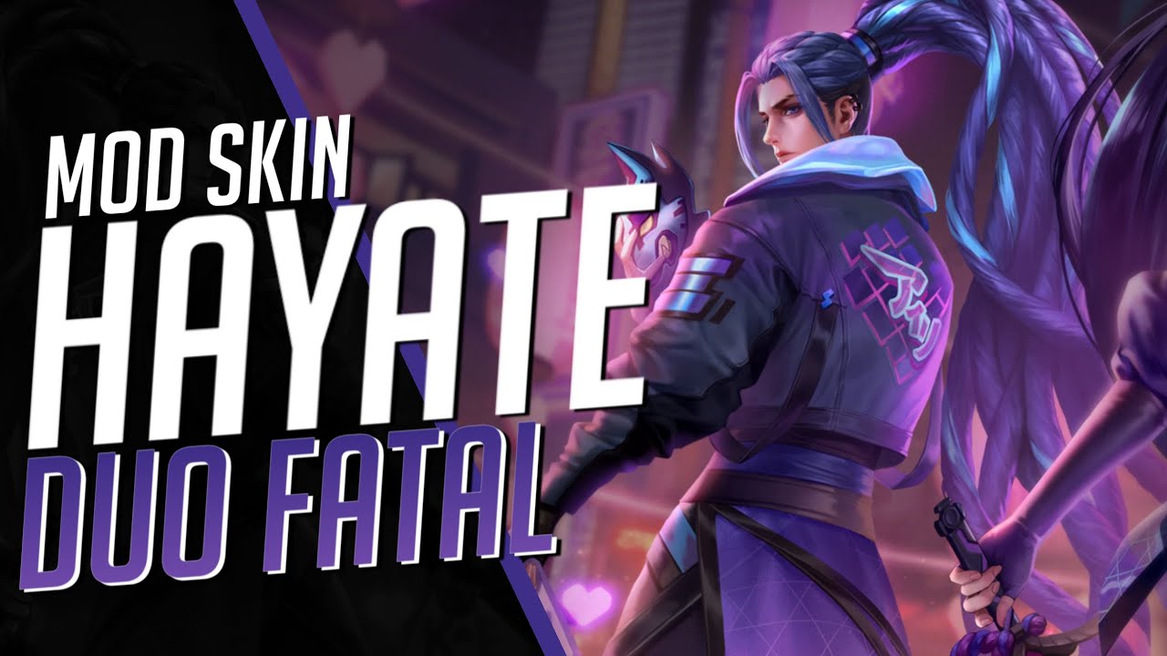 Rov | Mod Skin Hayate Duo Fatal : มอดสกิน ฮายาเตะ สกินม่วง ล่าสุด 1.46 ...