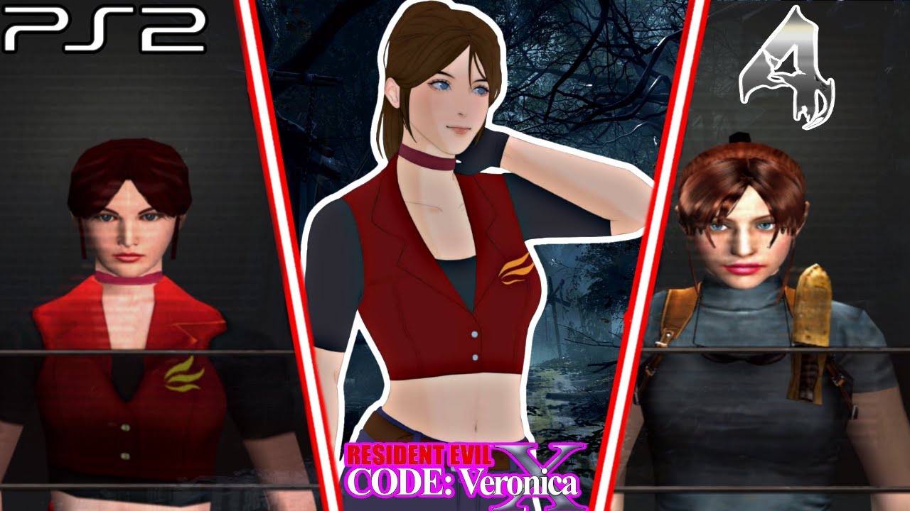 VERSIONES MOD CLAIRE RE4 PS2🔥 (EDICIÓN CODE VERÓNICA💖 ) - YouTube