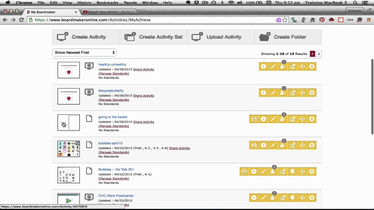 Boardmaker Online - Folders - YouTube