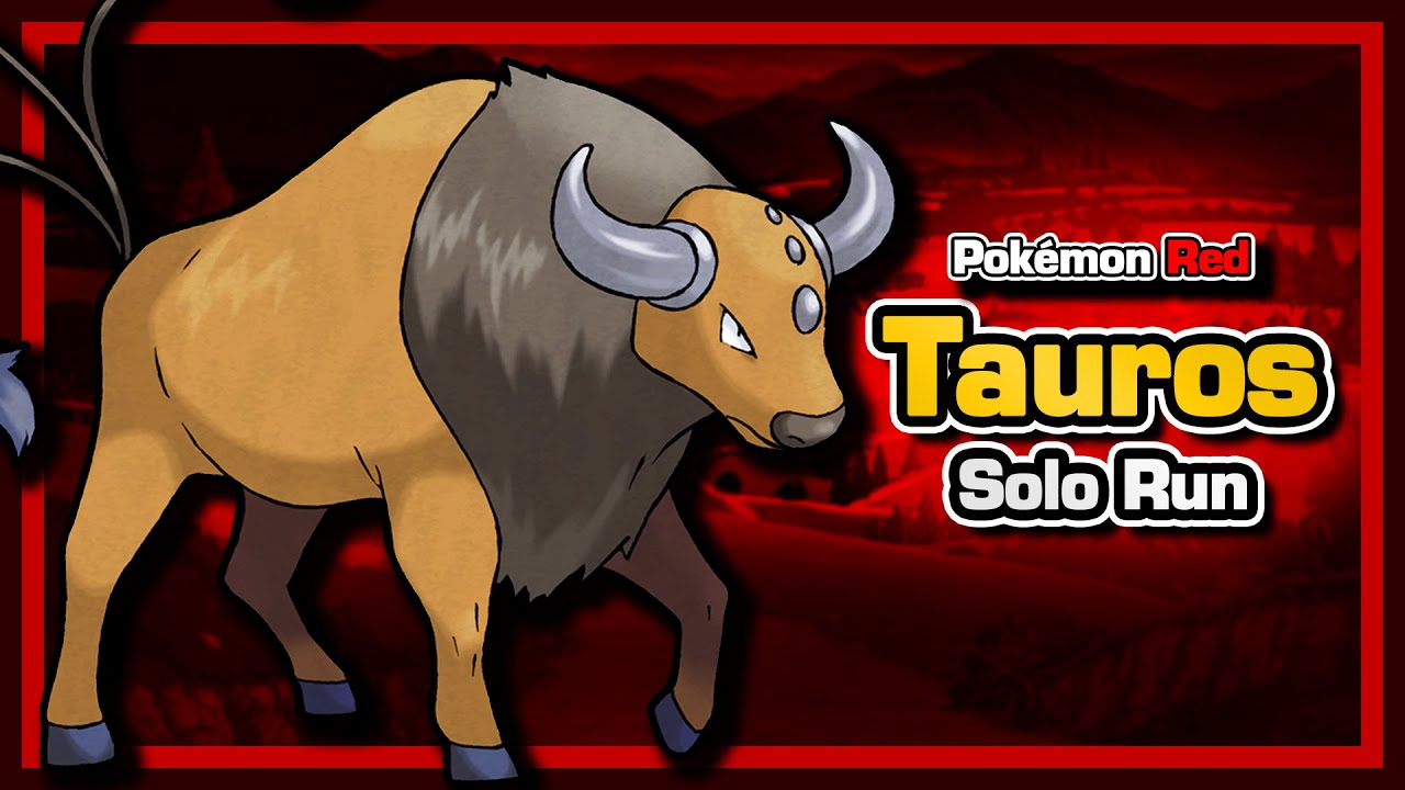 How fast can Tauros Beat Pokemon Red/Blue? - YouTube