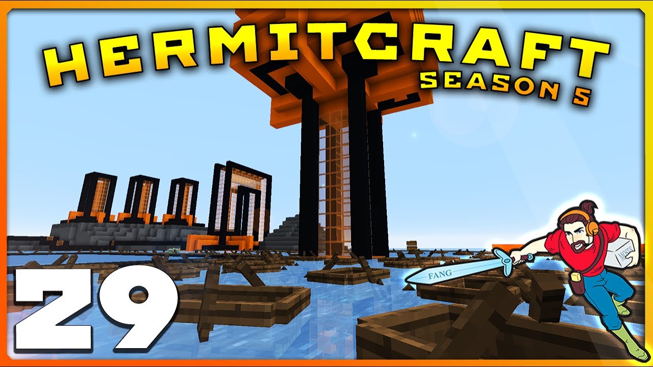 HermitCraft 5 | GET IN MY BOAT!! | Ep 29 || Minecraft Vanilla 1.12 ...