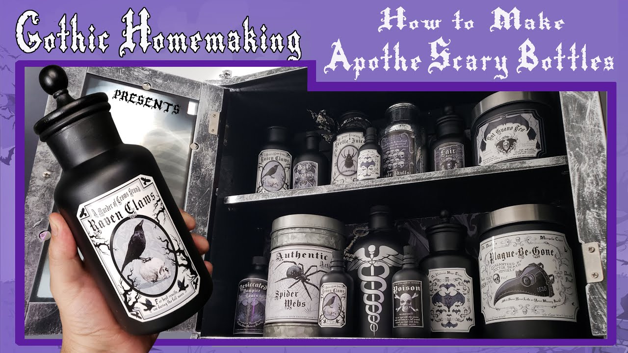 How to Make ApotheScary Bottles - Gothic Homemaking Presents - YouTube