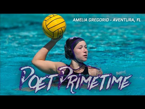 Poet Primetime - Amelia Gregorio (Women's Water Polo) - YouTube