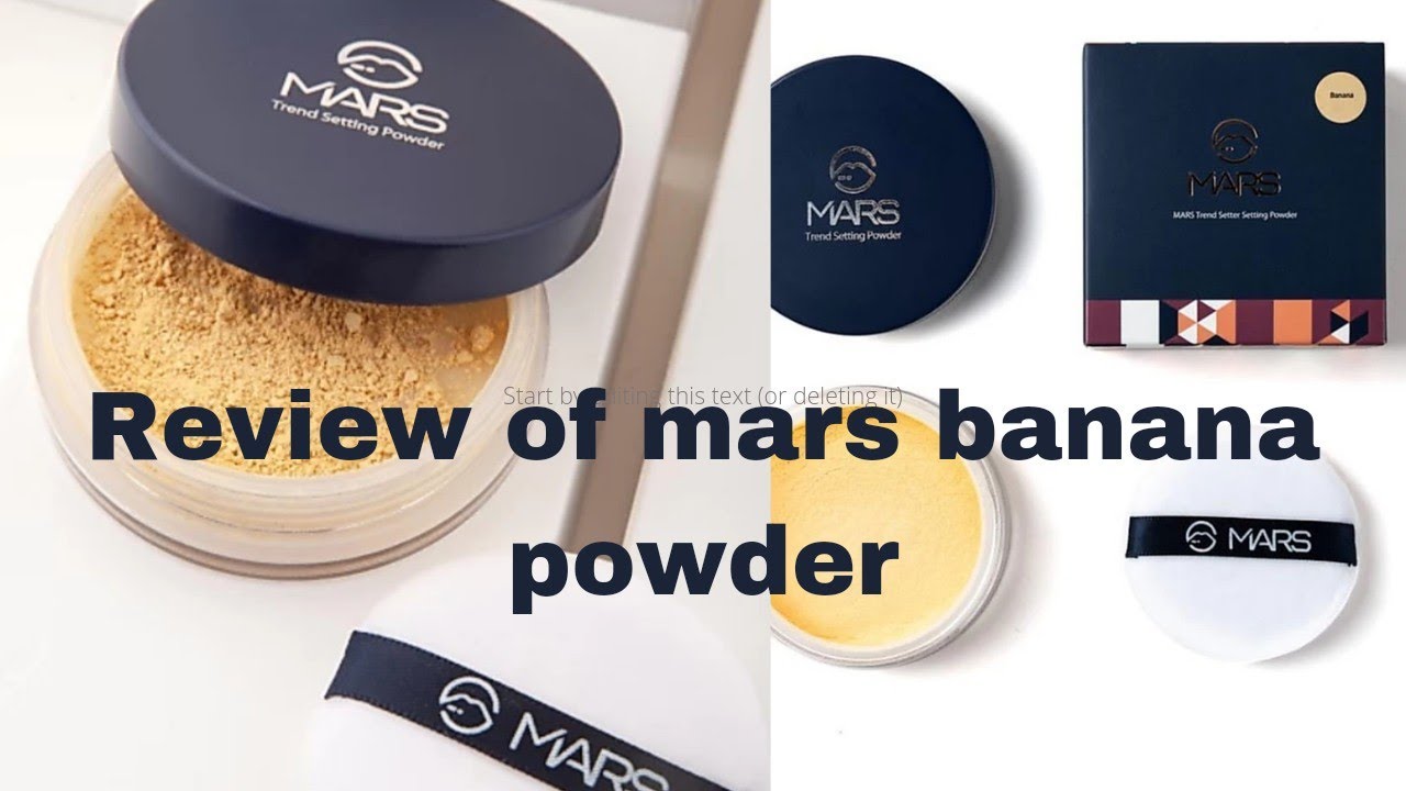 Review of Mars banana powder - YouTube