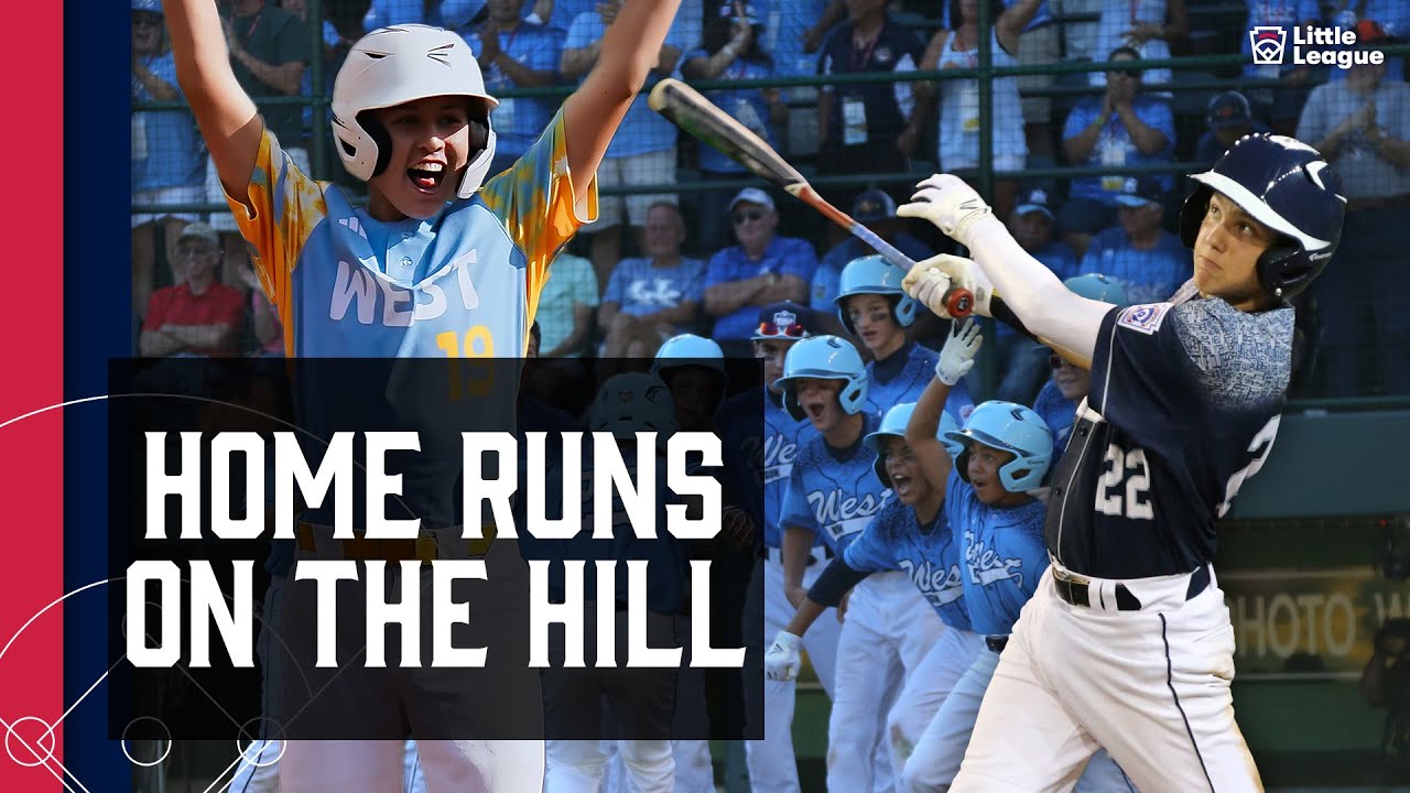 CRUSHED! Home Runs On Hill at Lamade Stadium | Little League Baseball ...