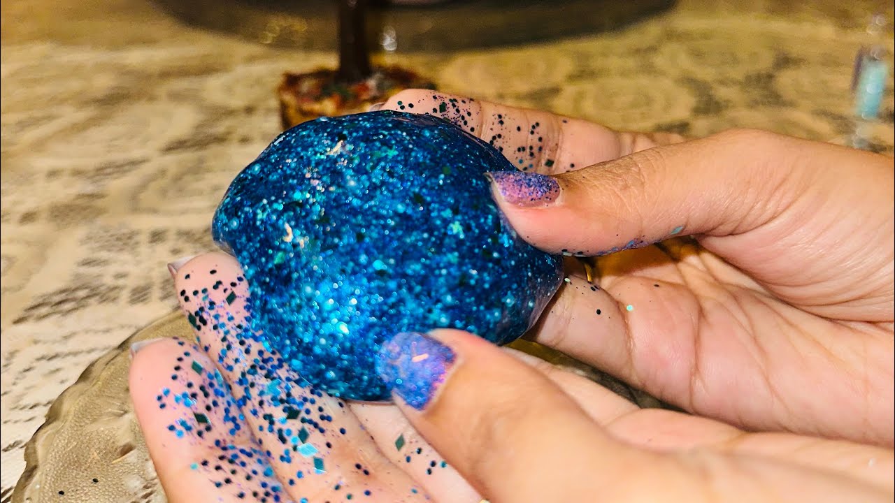 Oddly ASMR satisfying video | Slime Glitter | #oddlysatisfying #asmr ...