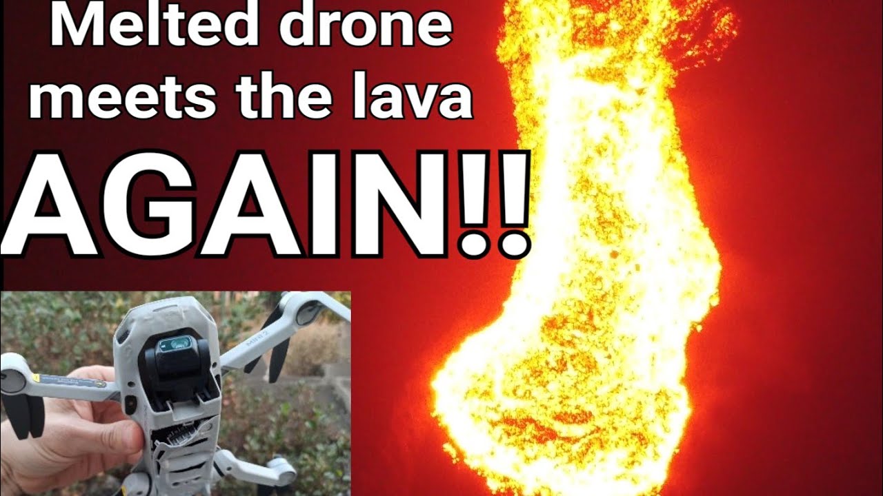 La Palma volcano / My survivor melted drone meets the lava again! - YouTube
