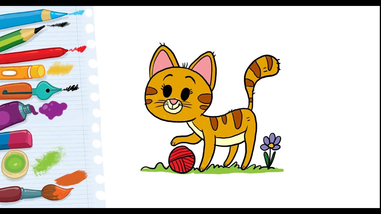 Cat-Drawing Tutorial / Kako nacrtati mačku - YouTube