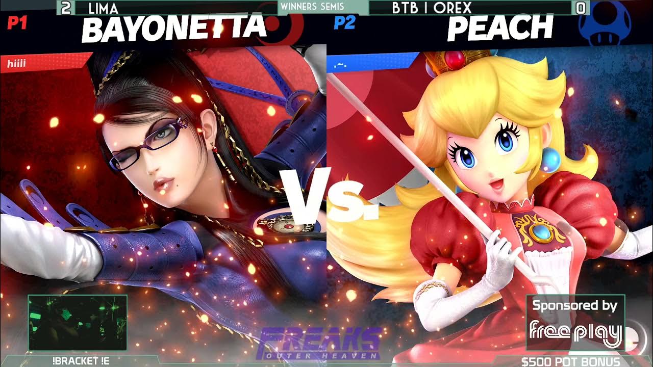 Lima (Bayonetta) vs BTB | Orex (Peach) | Freaks OUTER HEAVEN - YouTube
