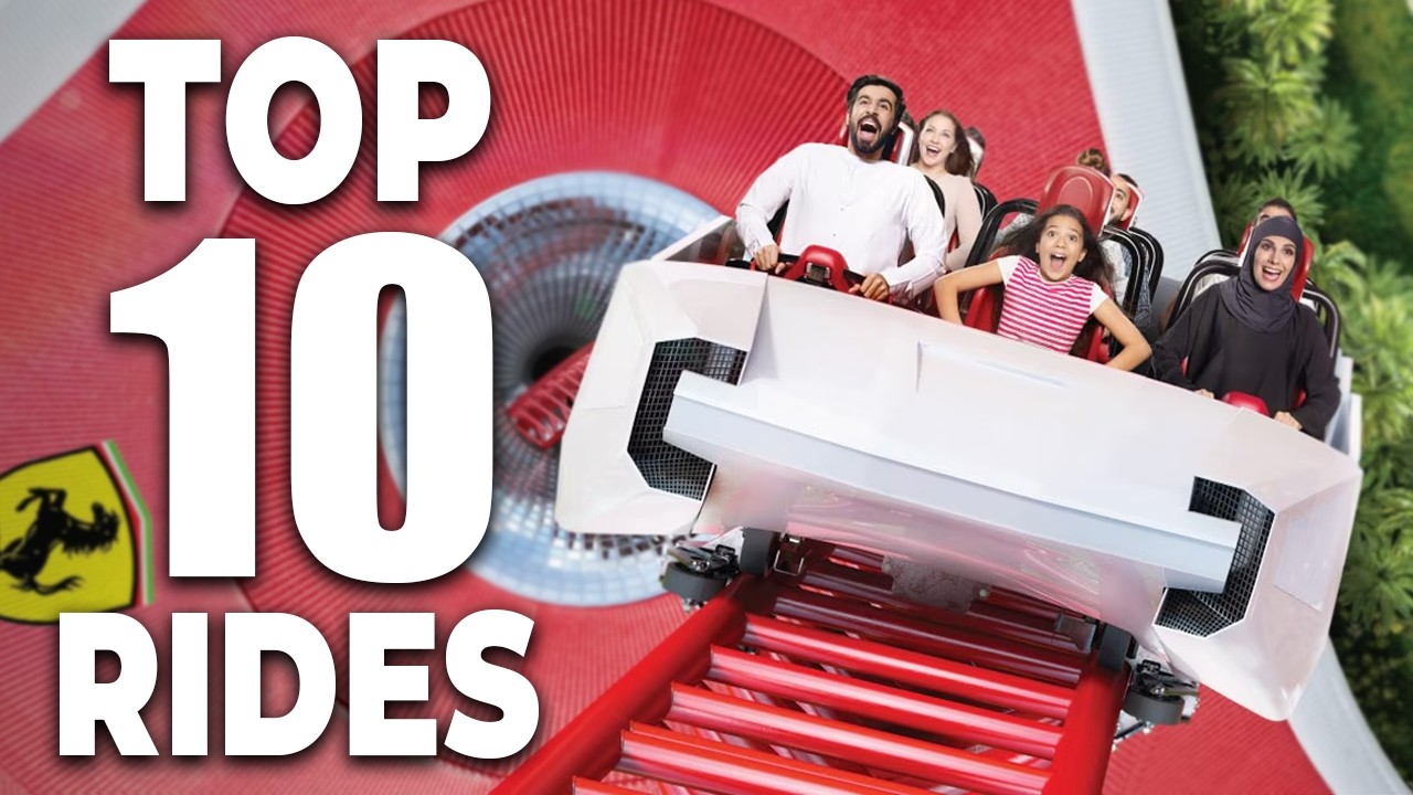 Top 10 Best Rides at FERRARI WORLD ABU DHABI - 2025! - YouTube