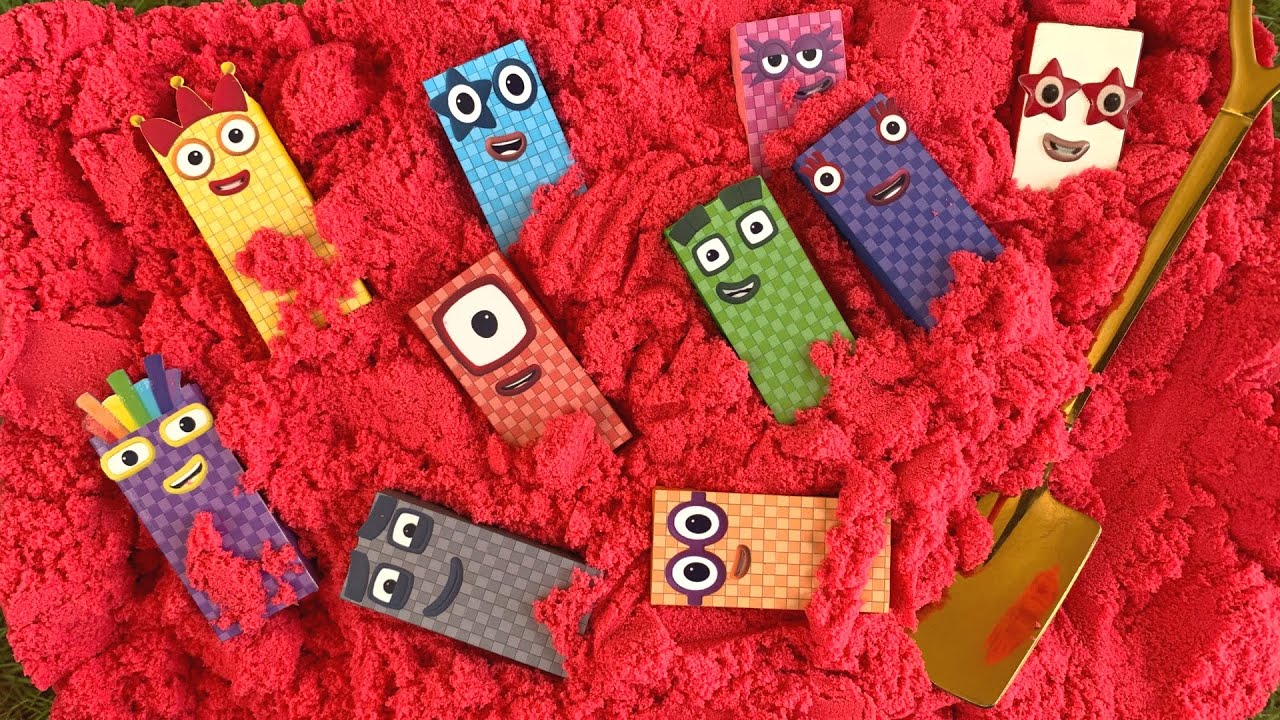 Looking for Numberblocks Satisfying NEW 110 in Kinetic Sand ASMR ...