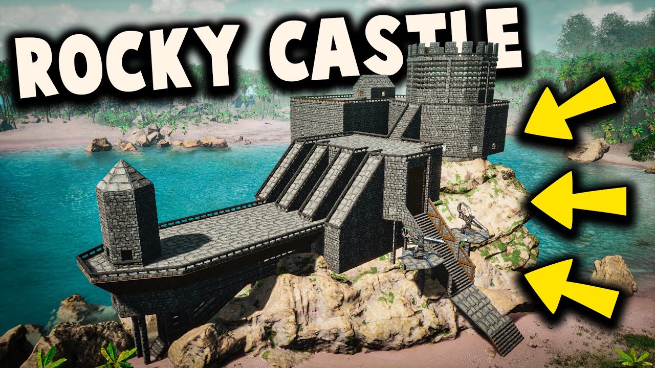 Rocky Castle - Plenty of room for dinosaurs | Ark: Survival Ascended ...