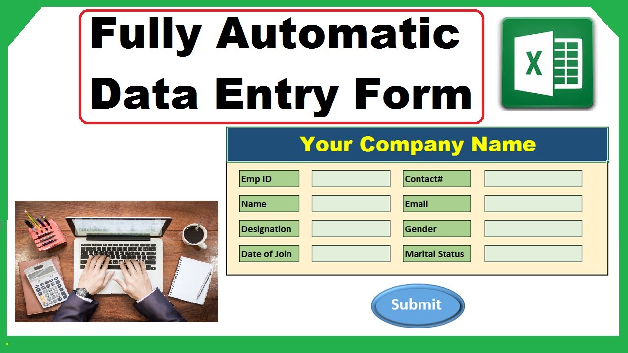Easy Automated Data Entry Work in Excel - YouTube