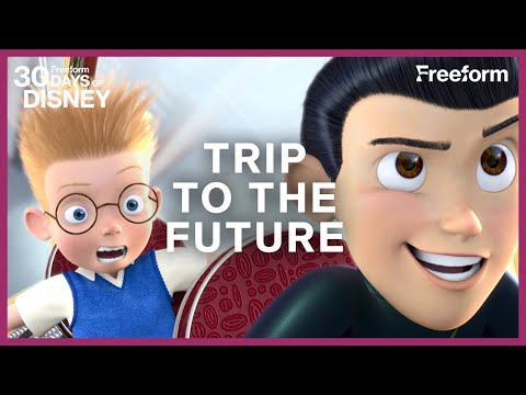 Wilbur & Lewis Travel to Todayland | Meet the Robinsons | 30 Days of Disney