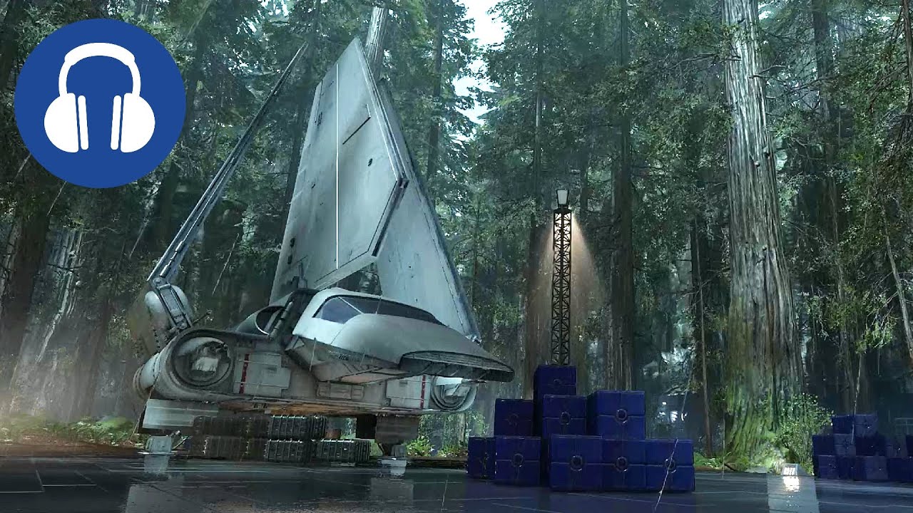 RAINY DAY On Endor 🎧 1 HOUR Relaxing STAR WARS Ambience for Calmness ...