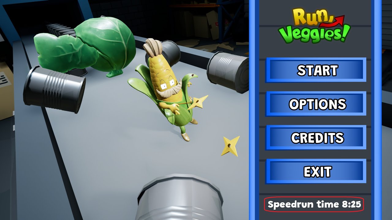 Run, Veggies Full Game Speedrun 8:25 - YouTube
