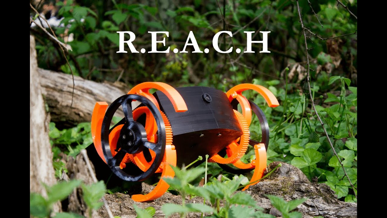 Hybrid Locomotion Robot - Legged Gait Approximation - YouTube