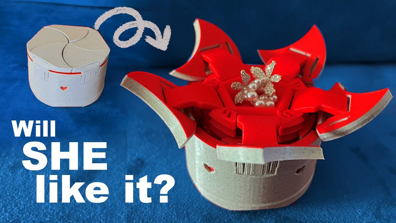 Surprise Heart Box (3D-printed) - YouTube