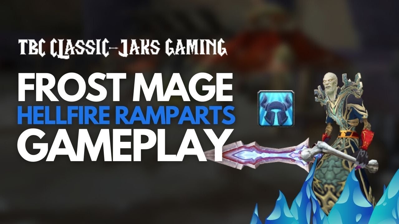 Hellfire ramparts (heroic) - frost mage gameplay - YouTube