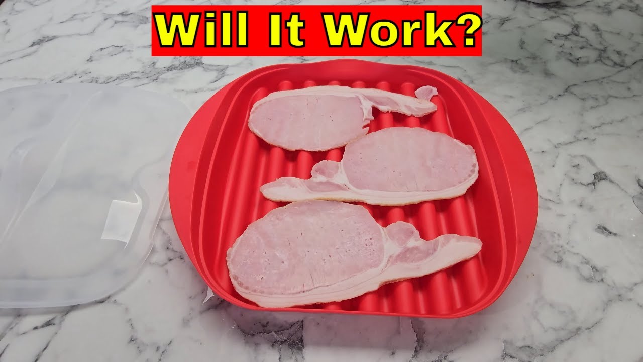 Microwave Bacon Maker Cooker with Lid Quick and Effortless Cooking ...